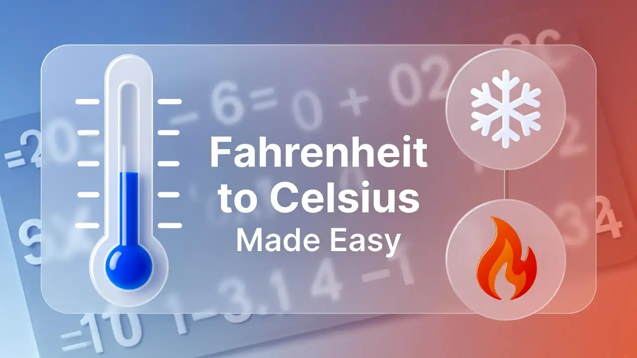 Convert Fahrenheit to Celsius Easily – Quick & Accurate