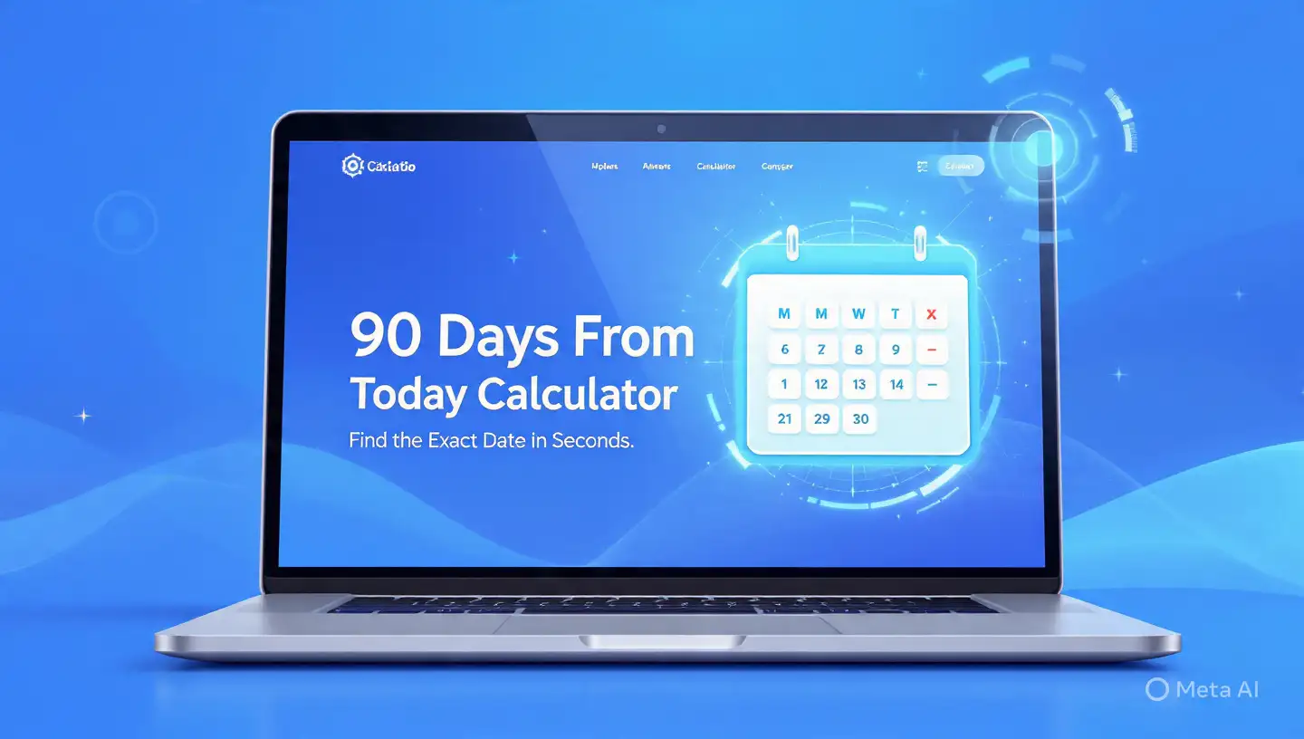 90 Days From Today Calculator | Quick Date Finder Tool