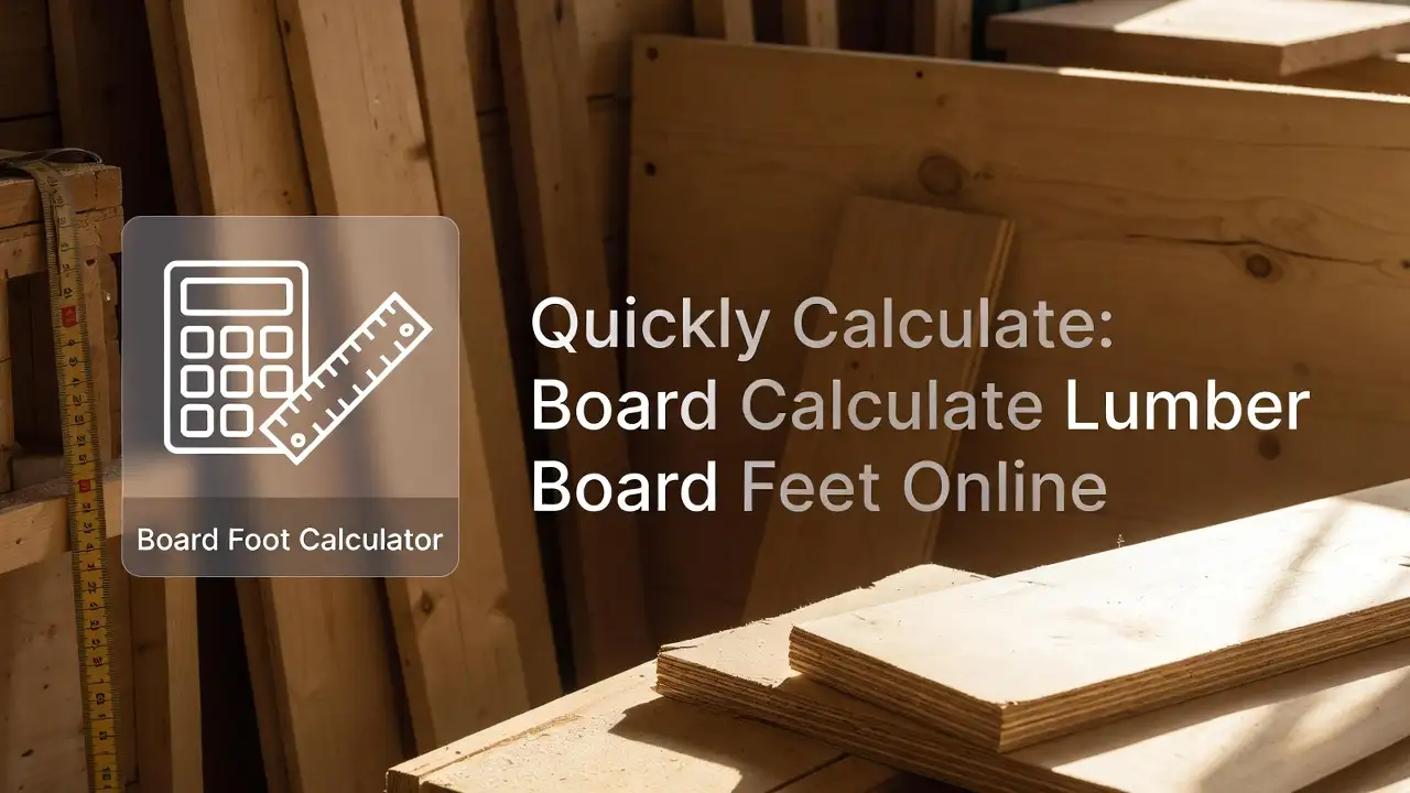 Omni Board Foot Calculator