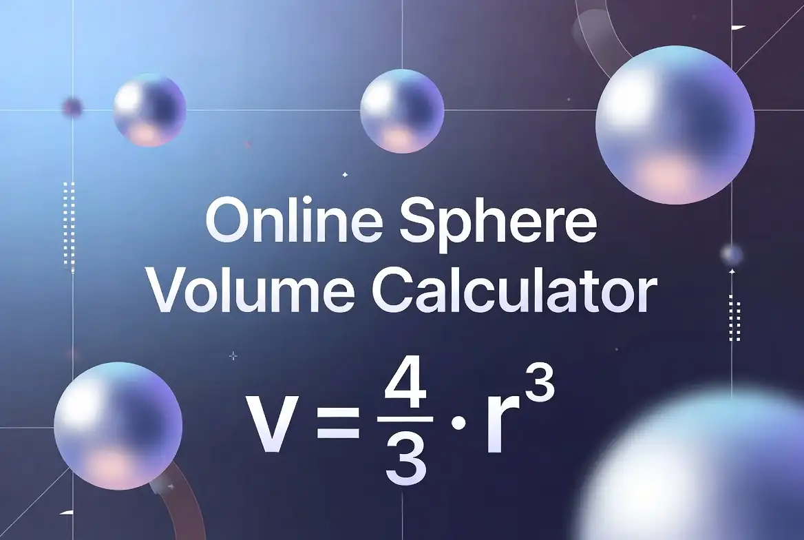 Sphere Volume Calculator: Calculate the Volume of a Sphere Easily