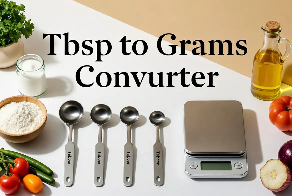 Tbsp to Grams Converter – How Many Grams in a Tablespoon?