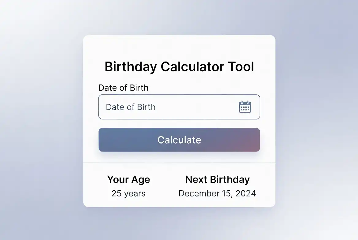 Birthday Calculator Online – Check When Is My Birthday Instantly