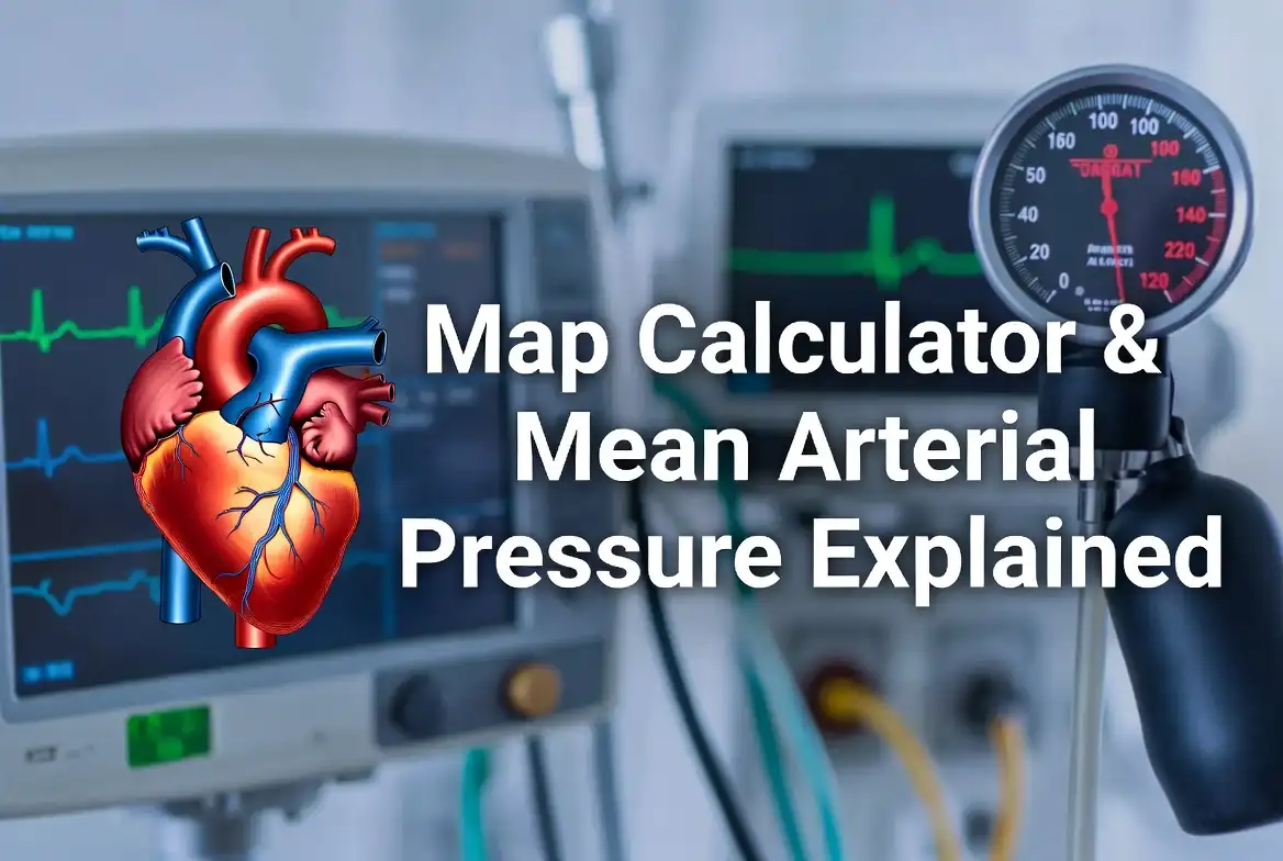 Map Calculator: Calculate Mean Arterial Pressure Easily
